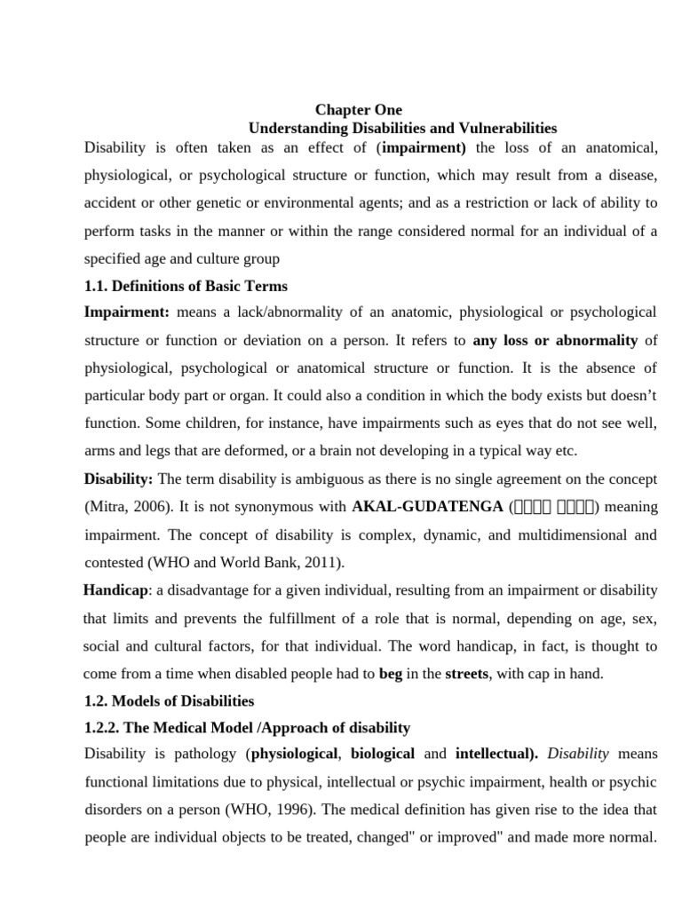 Inclusiveness all chapter | PDF | Learning Disability | Disability