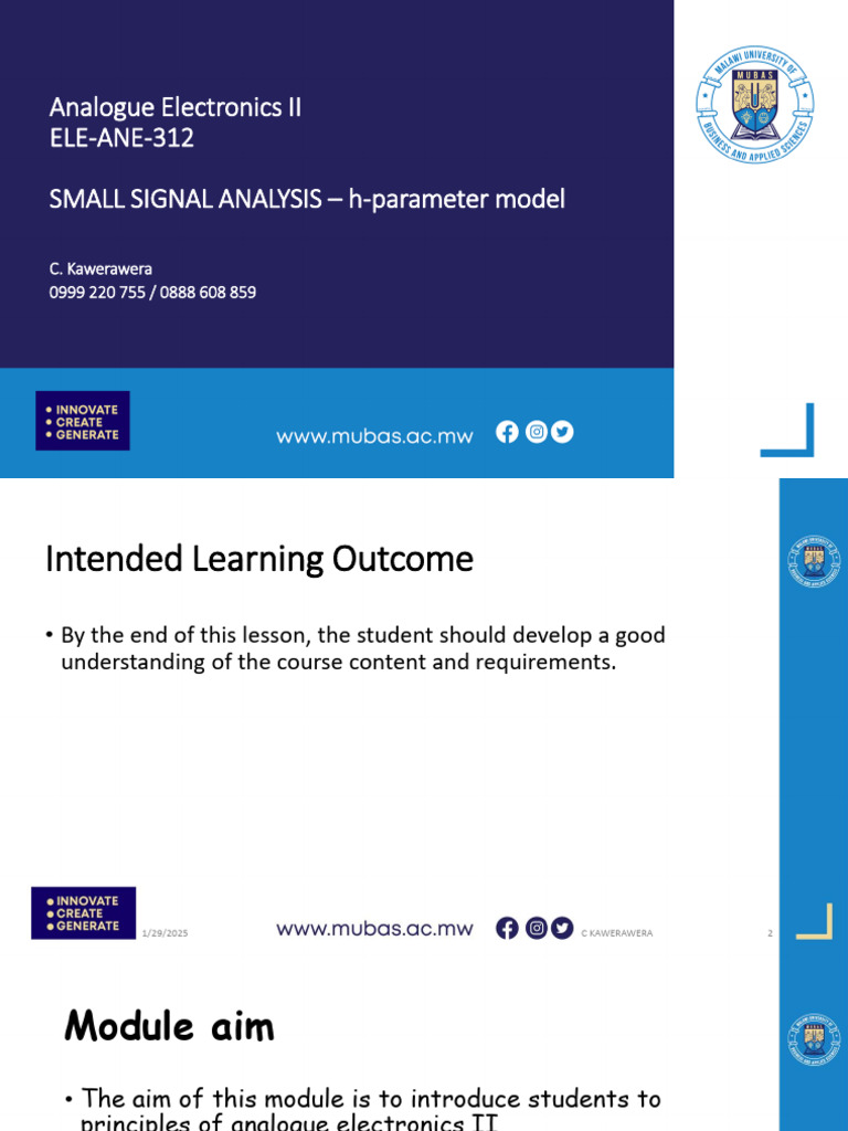 1a Small Signal Ac Analysis 104555 Pdf Amplifier Electronic Circuits