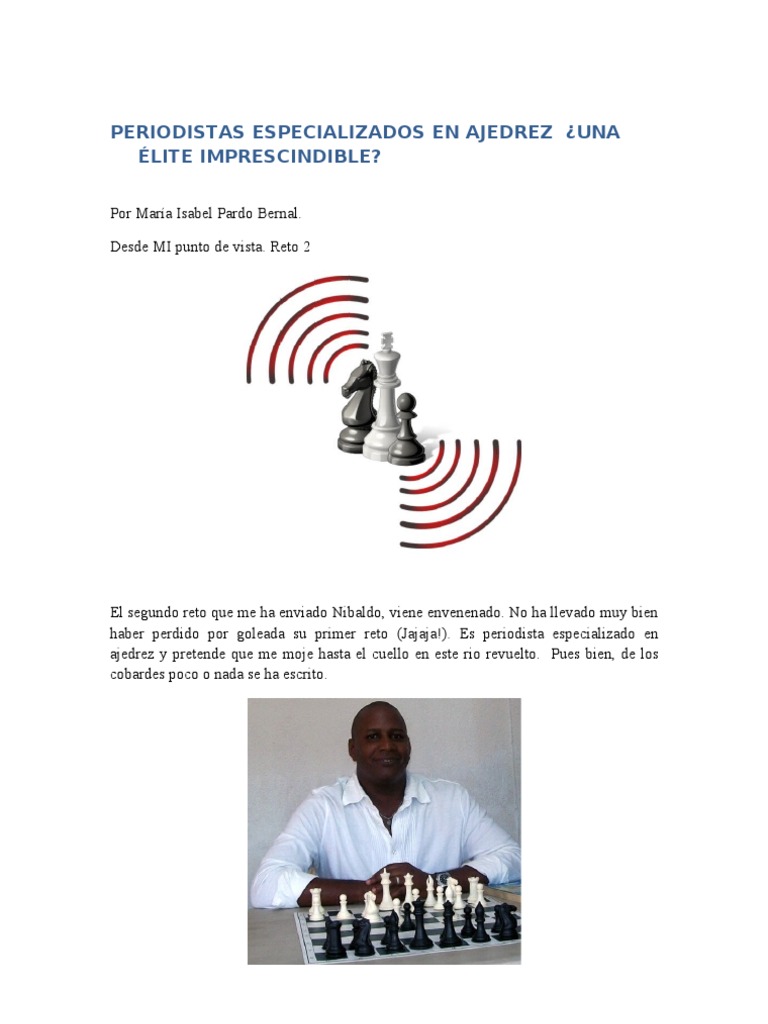 Periodistas Especializados en Ajedrez | PDF | Ajedrez | Ocio