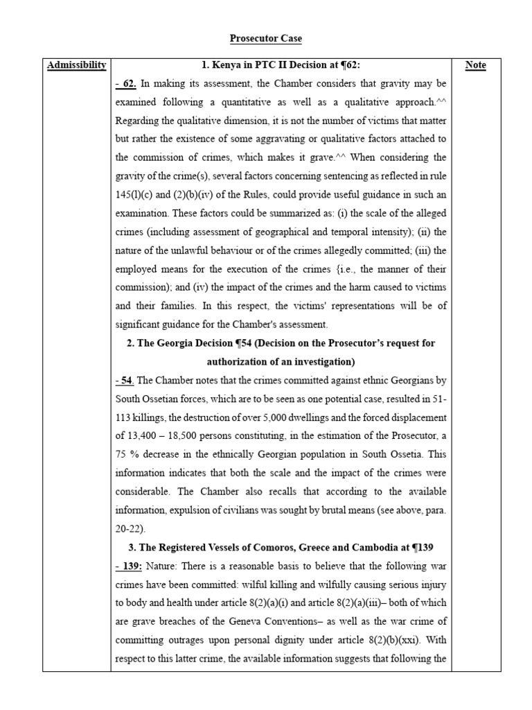 Case Law of IHL (Prosecutor) | PDF | International Relations