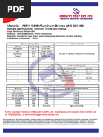 ASTM A 494 CU5MCuC | PDF | Alloy | Nickel