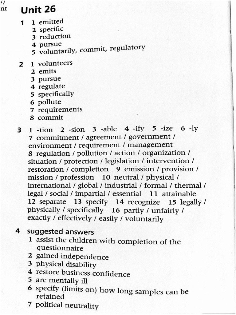 Word Families (Extra Morphology - Solutions) | PDF