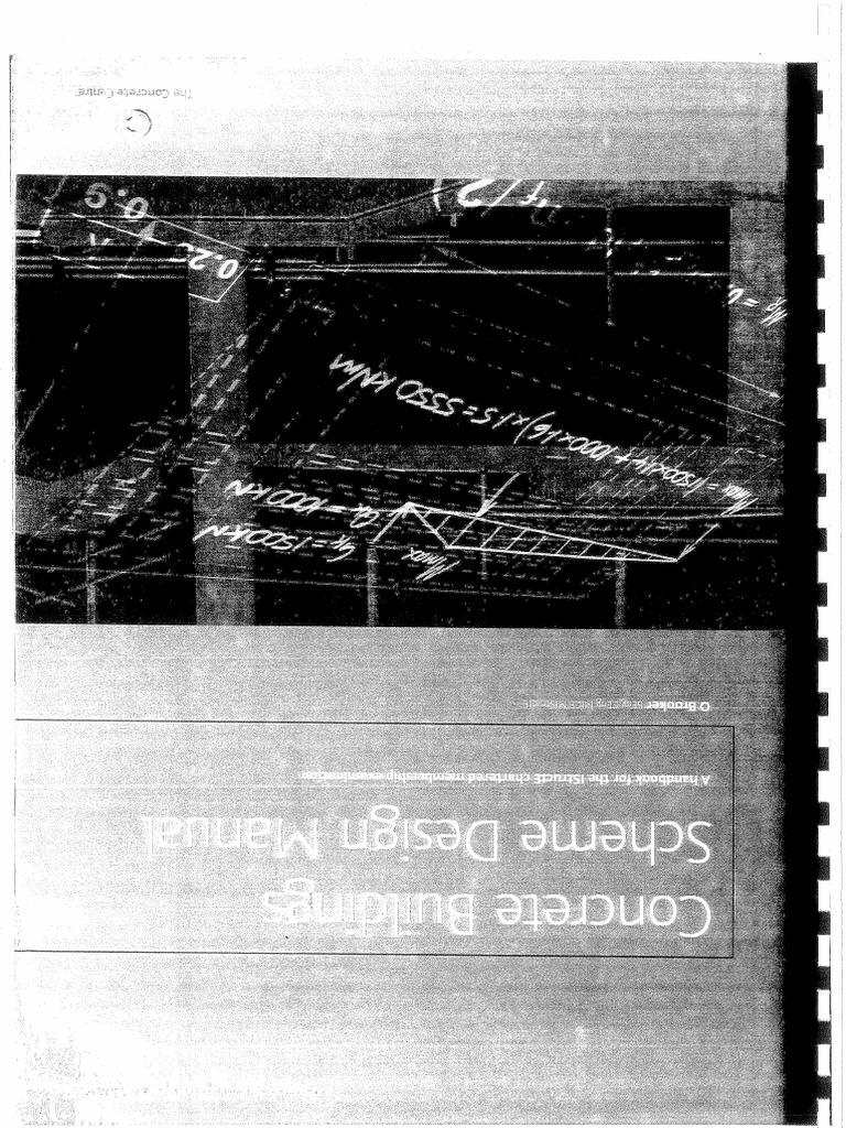 Concrete Buildings Scheme Design Manual - IStructE Handbook | PDF