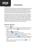Lcs Diet Handout | PDF | Carbohydrates | Dieting