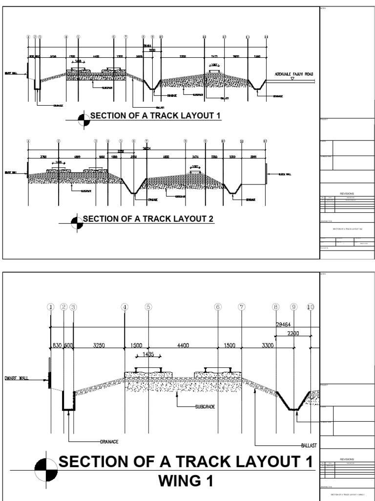 Rail Drawing Black and White | PDF