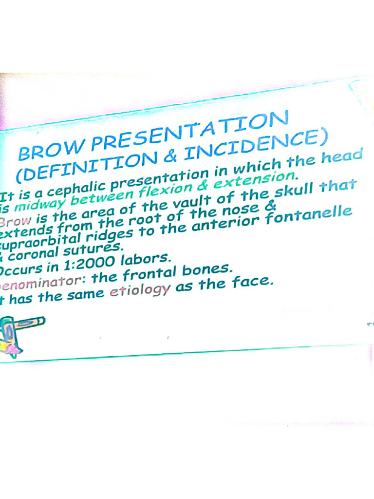 Brow presentation | PDF