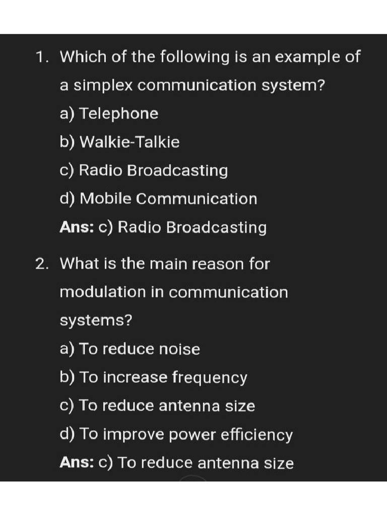 analog communications MCQ | PDF