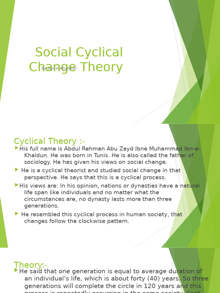 Cyclical - Social - Change - Theory LP | PDF