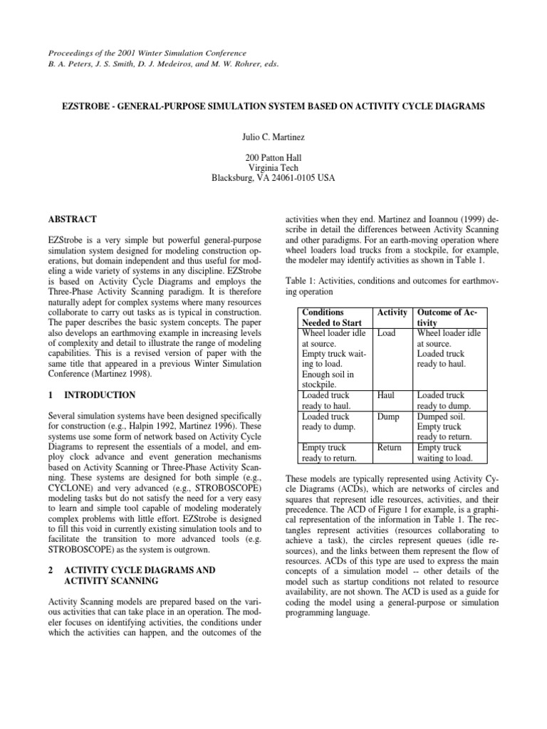 Ezstrobe Tutorial | PDF | Mathematical Model | Simulation