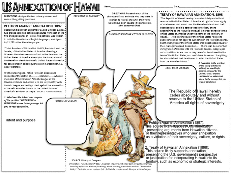 Hawaii Document Analysis | PDF | Hawaii | International Relations
