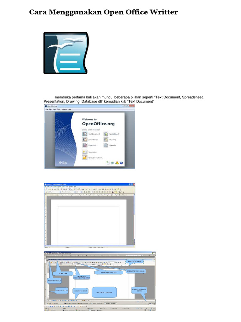 Cara Menggunakan Open Office | PDF