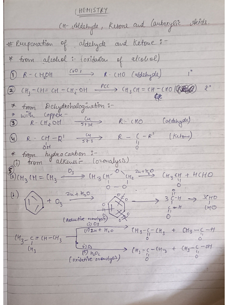 Class-12 Organic Chemistry ch-3 | PDF