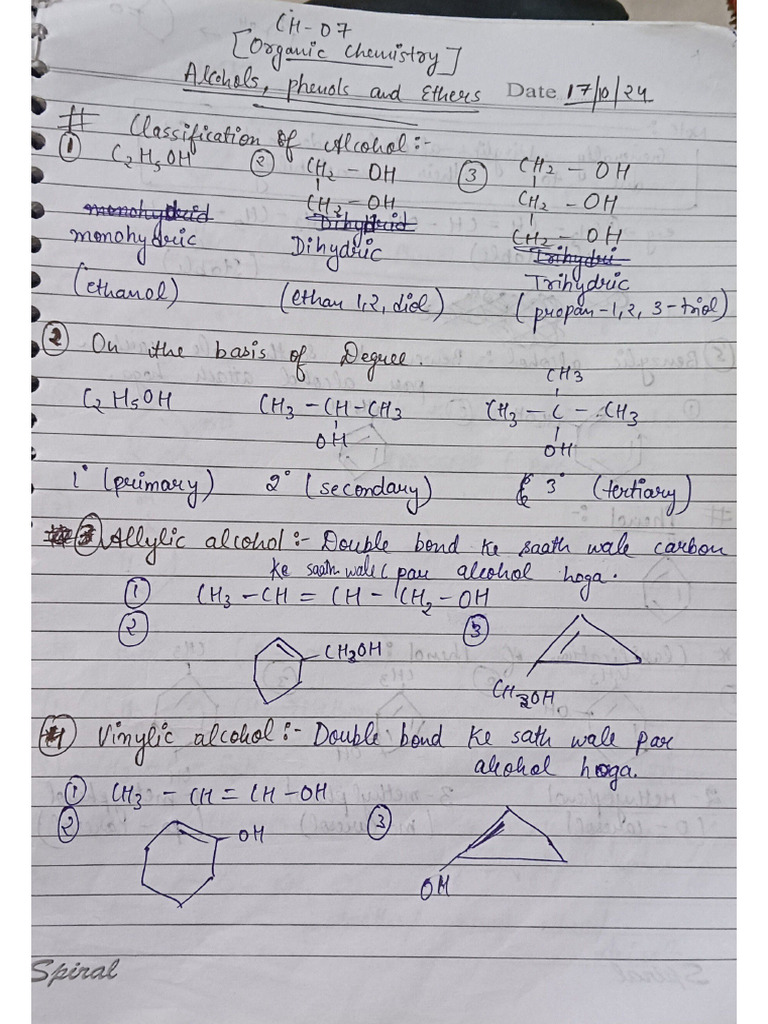 Class 12, CH 2 Organic Chemistry | PDF