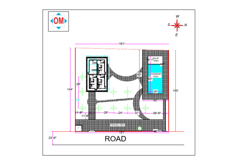 Site Plan with Dimensions and Areas | PDF