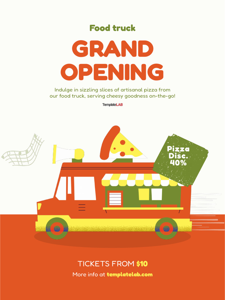 Food Truck Grand Opening Flye | PDF