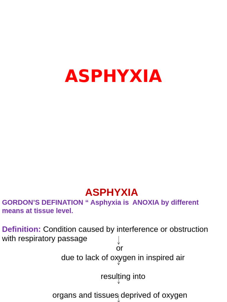 Understanding Asphyxia: Causes and Effects | PDF | Lung | Respiratory ...