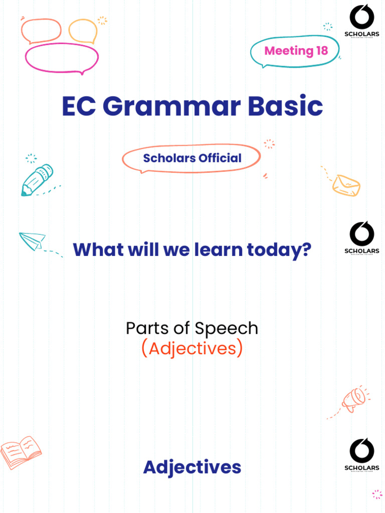 Meeting 20 - Adjectives | PDF | Adjective | Noun