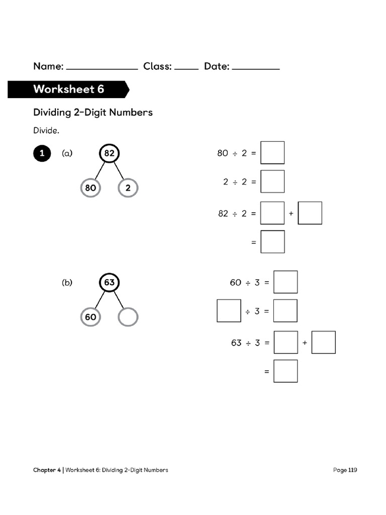Mathsnoproblem Workbook-3a Chapter-4 Worksheet-6 | PDF