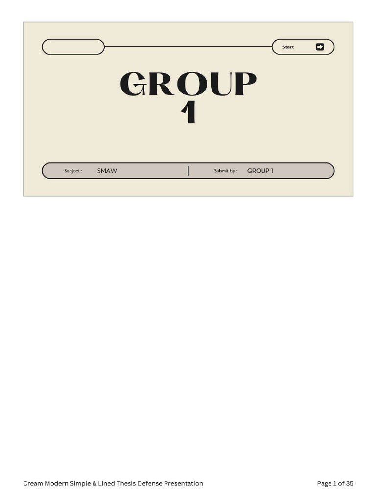 SMAW - Group 1 Presentation | PDF