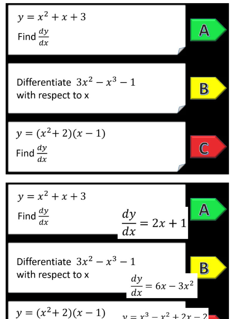Calculus 1 Lesson 3 Equations of Tangents & Normals | PDF | Tangent ...