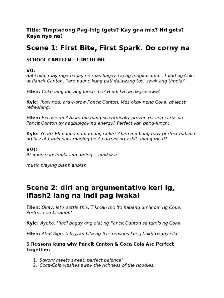 Pagbasa Script | PDF