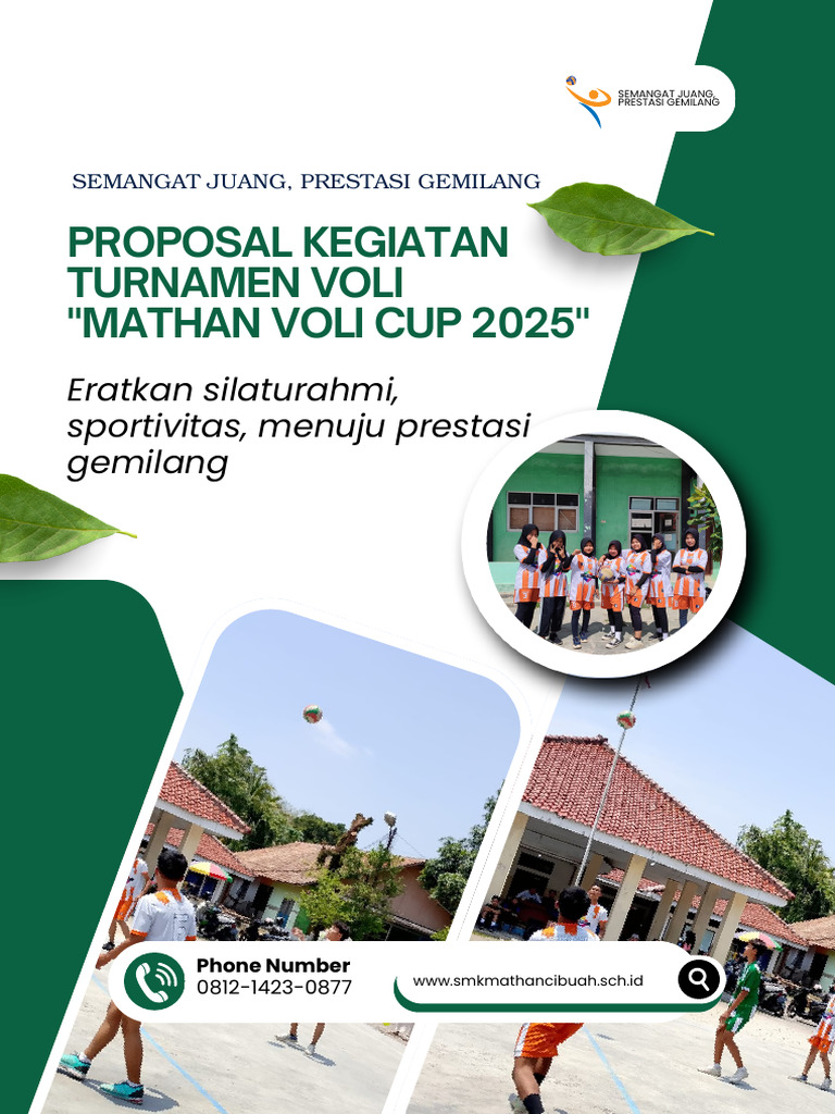 Proposal Mathan Voli Cup 2025 | PDF