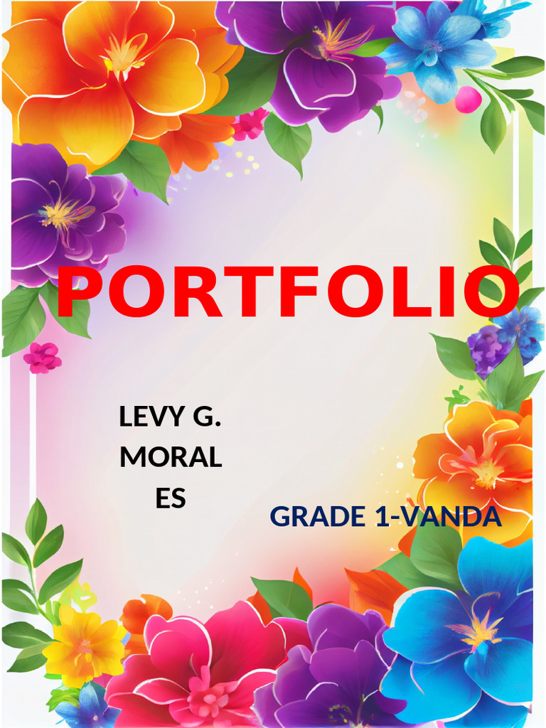 PORTFOLIO FRONT PAGE | PDF