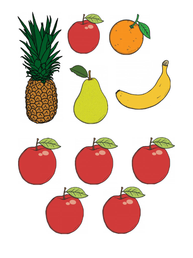 Fruit To Cut Out | PDF