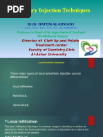 Maxillary Injections Cheat Sheet | PDF | Dentistry | Dentistry Branches