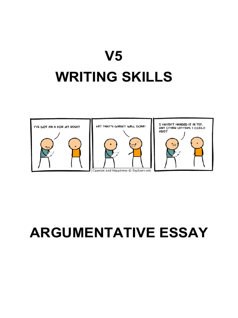 P2 V5 Engels reader Essay Writing | PDF | Essays | Argument