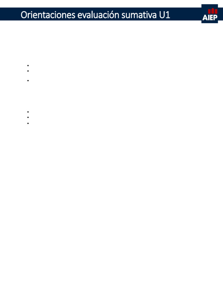 V1_TPR201_ORIENTACIONES_SUMATIVA_U1 | PDF | Los símbolos