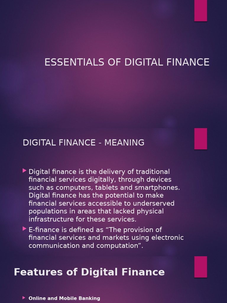 Unit 1 Edf - Digital Finance | PDF | Computer Security | Security
