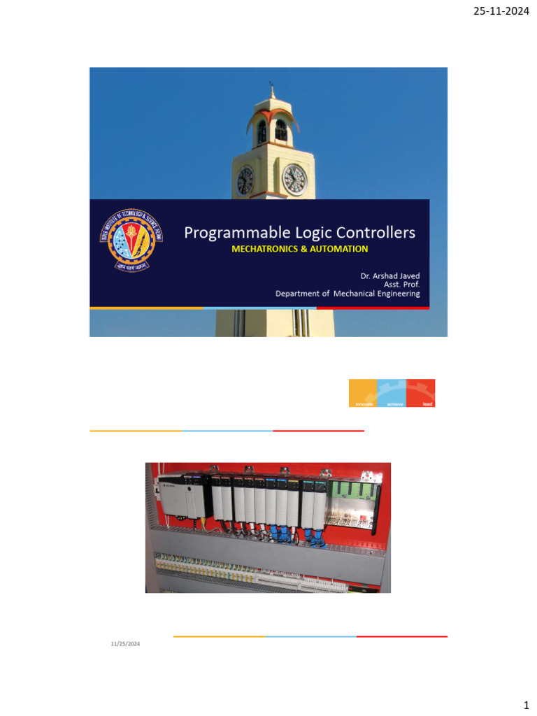 Ch_8_PLC | PDF | Programmable Logic Controller | Timer Ch_8_PLC | PDF | Programmable Logic Controller | Timer