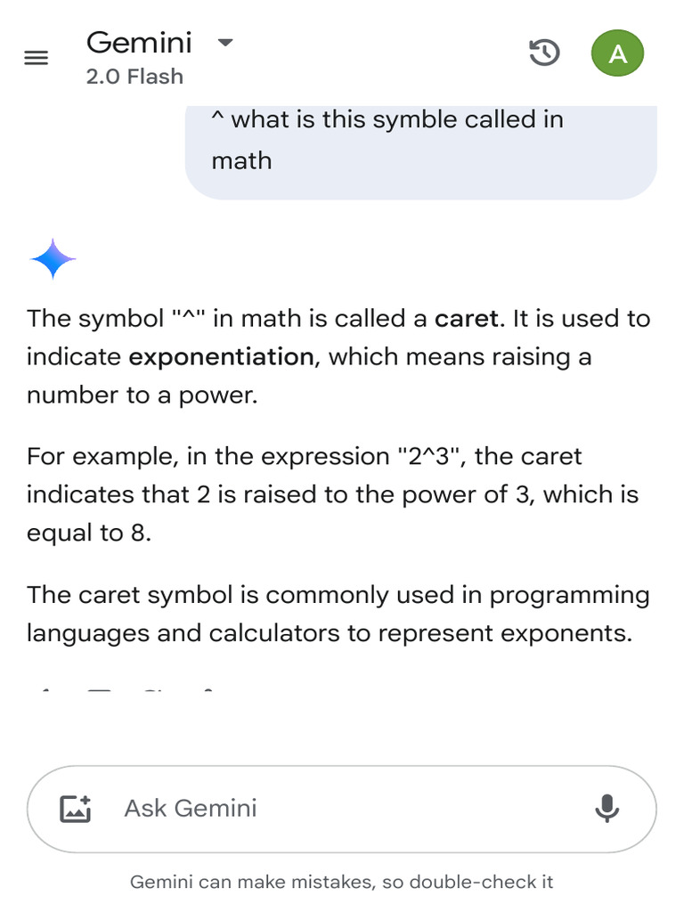Understanding the Caret Symbol in Math | PDF