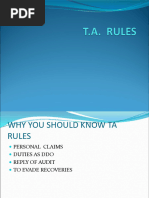 Central Govt TA & DA Rules Overview | PDF