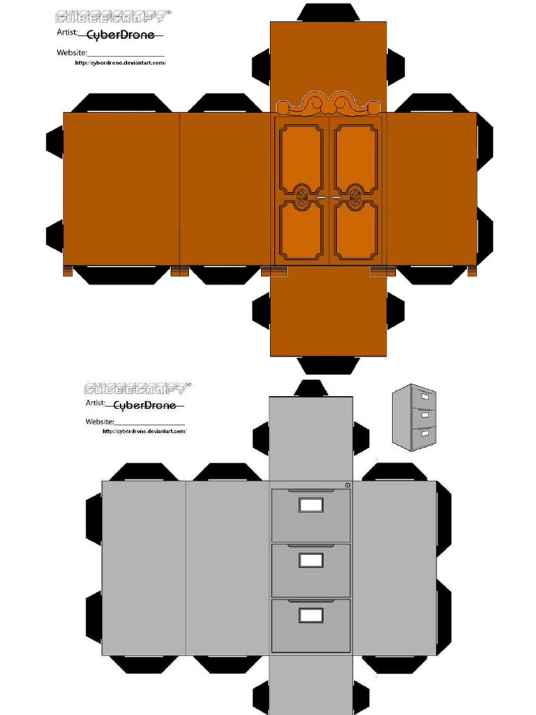 A Narnia Wardrobe Paper Toy Paper Craft | PDF