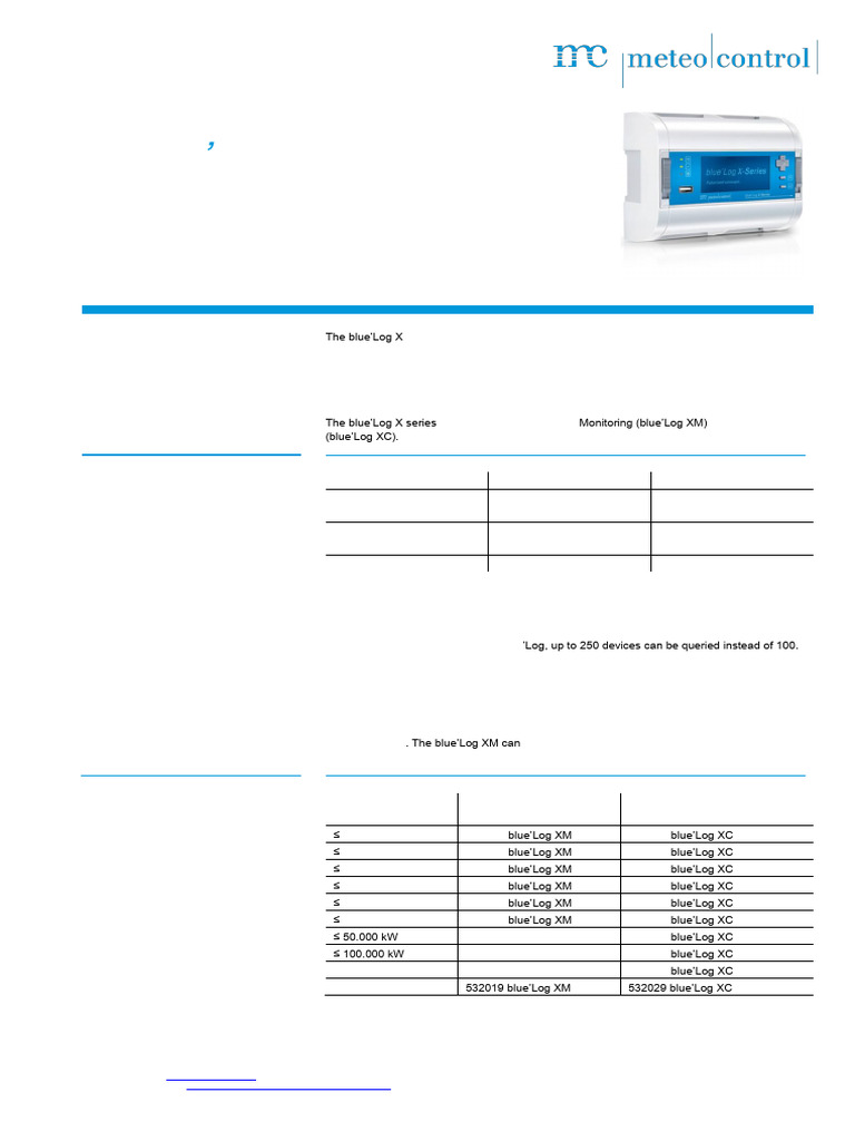 DB Bluelog XM XC en 20240125 | PDF | Manufactured Goods | Electricity