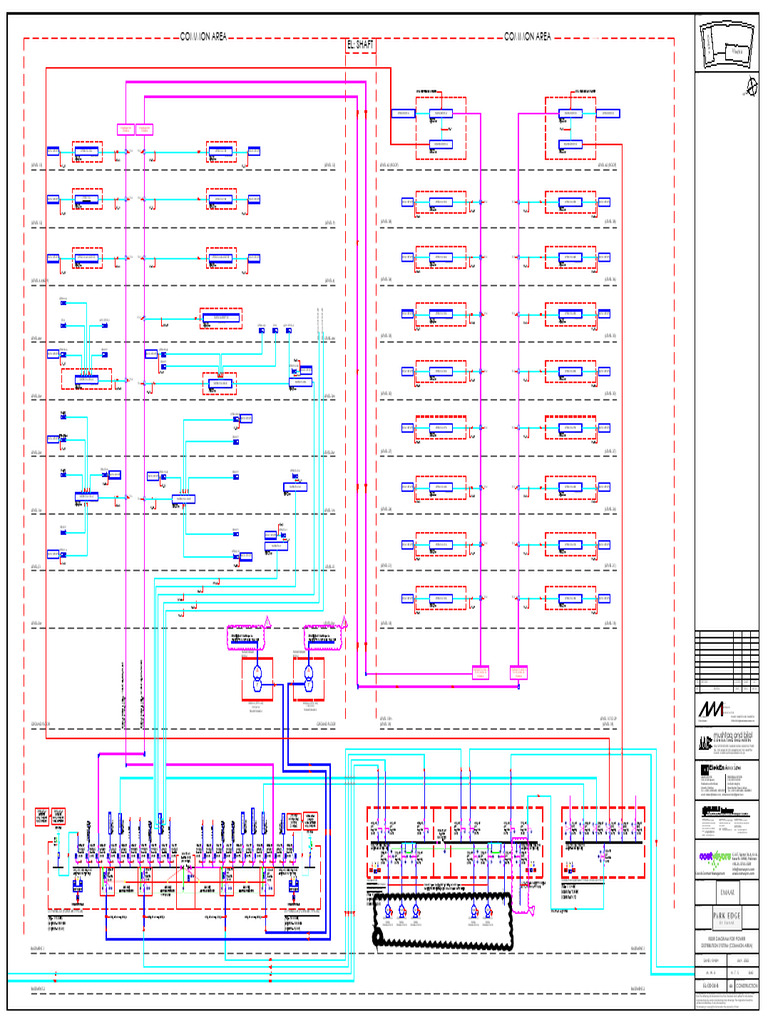 El-00-04-B - Riser Diagram For Power Distribution System (Common Area ...
