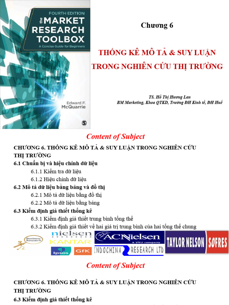 Ch06 - Market Research & Data Analysis | PDF