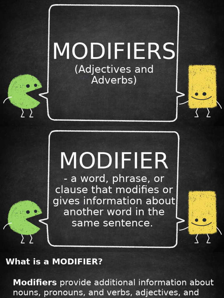 Modifiersadjectivesadverbs 230116131304 2946ec11 | PDF | Adjective | Adverb