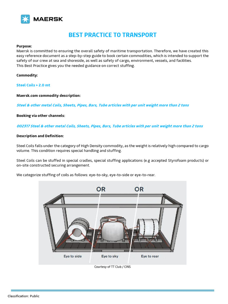 Best Practices for Transporting Steel Coils | PDF | Cargo | Pipe (Fluid ...