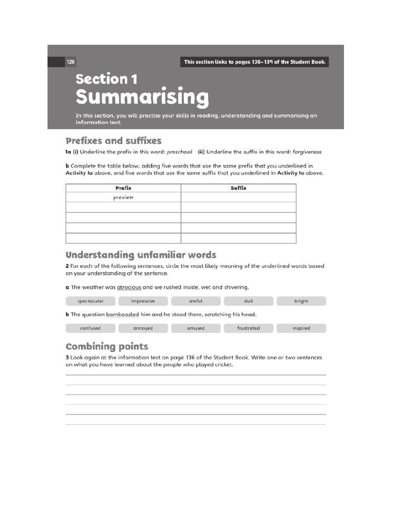 Workbook Pages 126-128 | PDF