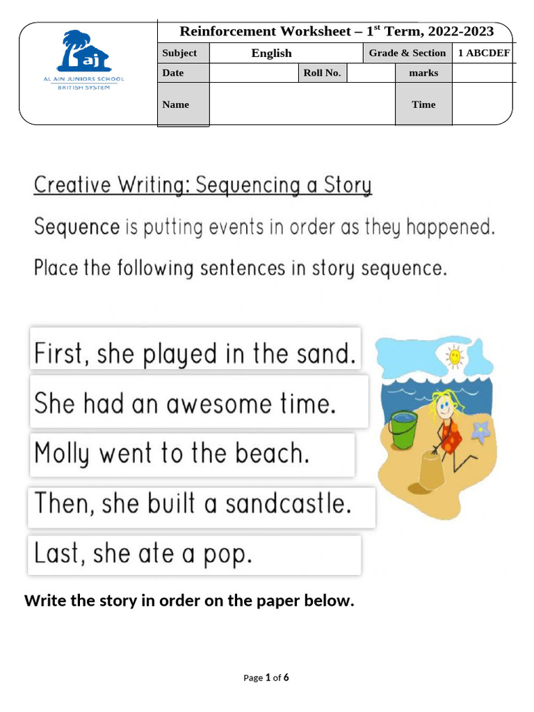 English Reinforcement Worksheet_11docx | PDF