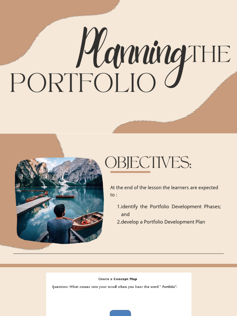 Planning The Portfolio | PDF