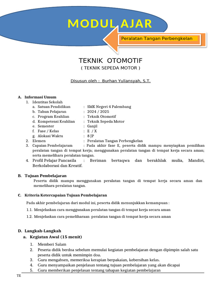 Modul PPG Burhan | PDF