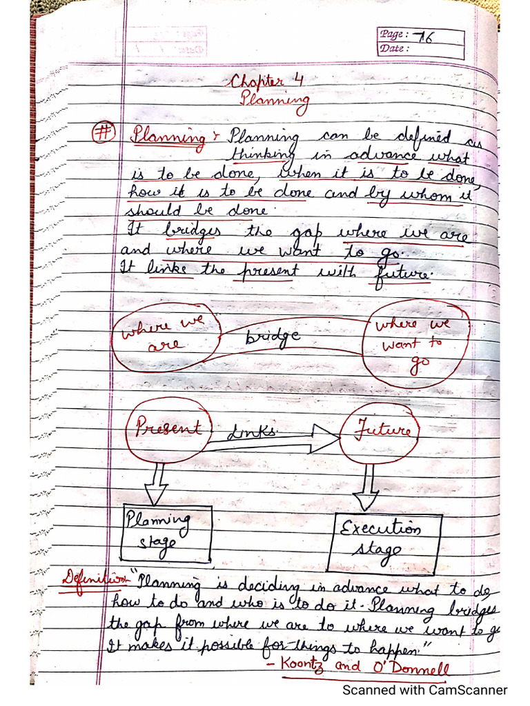 Chapter 4 Planning | PDF