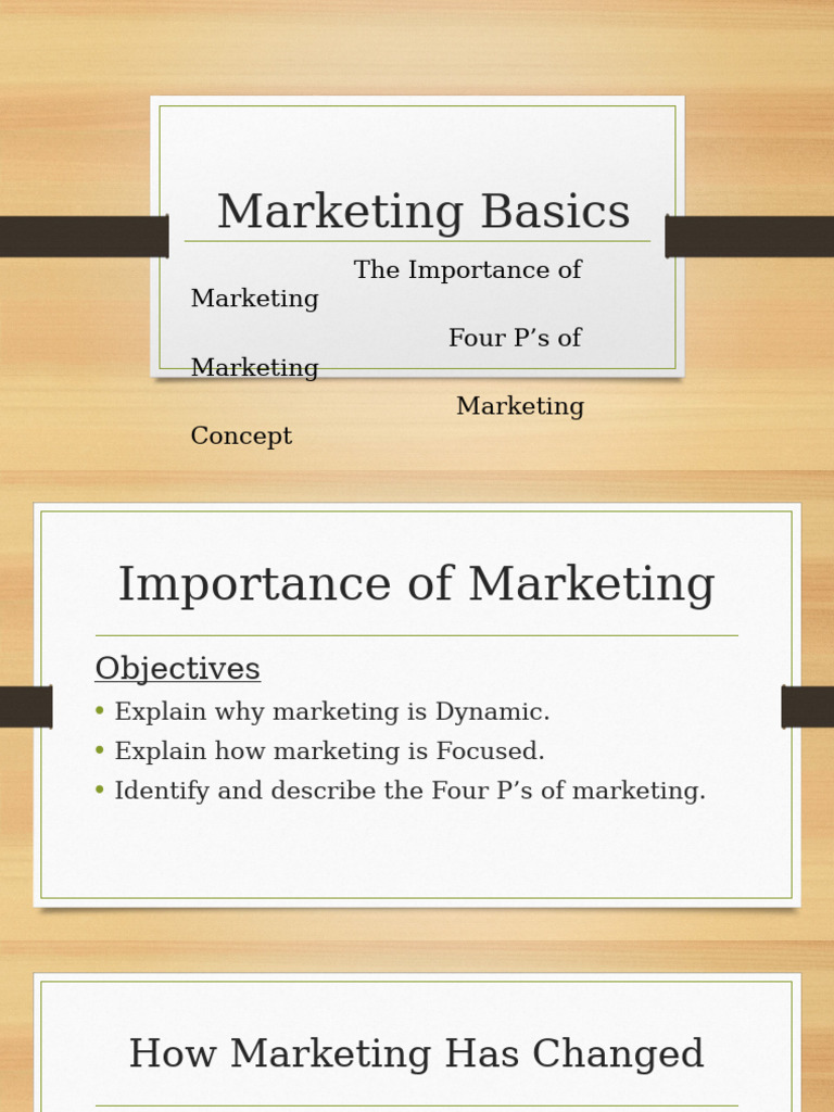 Understanding Marketing Basics and Strategies | PDF | Marketing | Sales