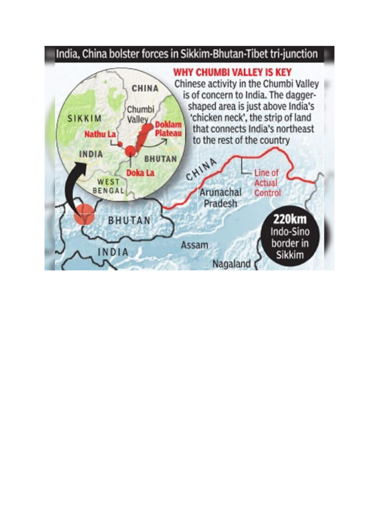 Doklam Maps | PDF