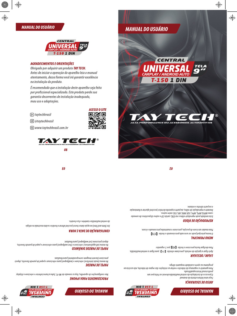 Manual T150 9 1din - 2 | PDF