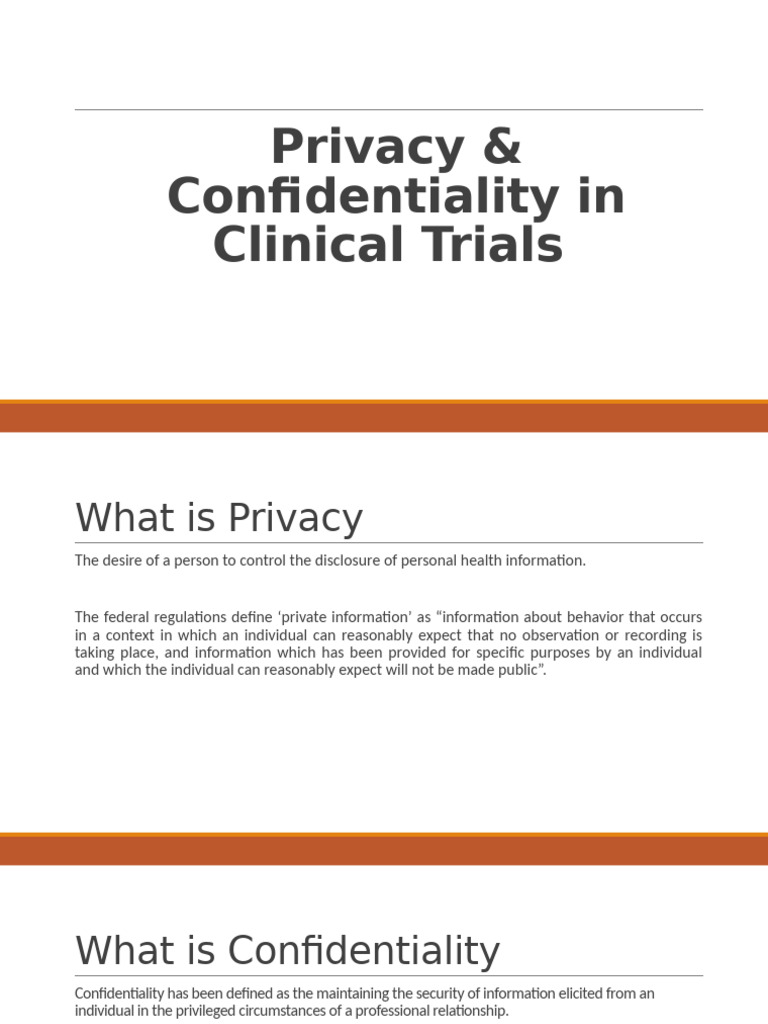 Privacy & Confidentiality | PDF | Privacy | Health Insurance ...